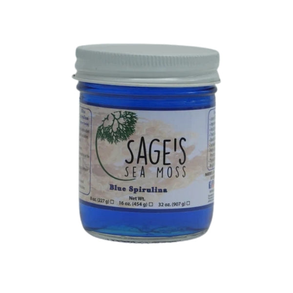 Blue Spirulina Sea Moss Gel – Sage's Sea Moss